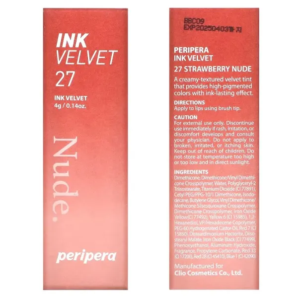 Ink Velvet [27 Strawberry Nude]